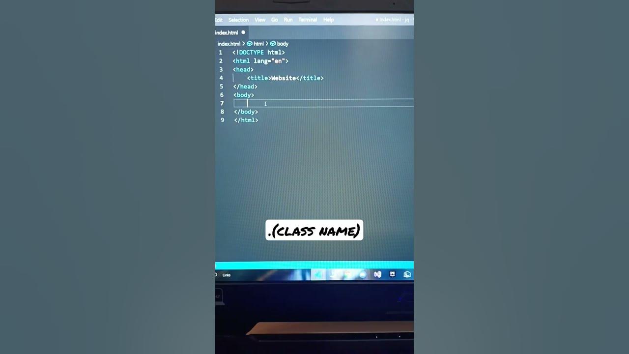 SHORTCUT FOR CREATING DIV CLASS IN VS CODE | - YouTube