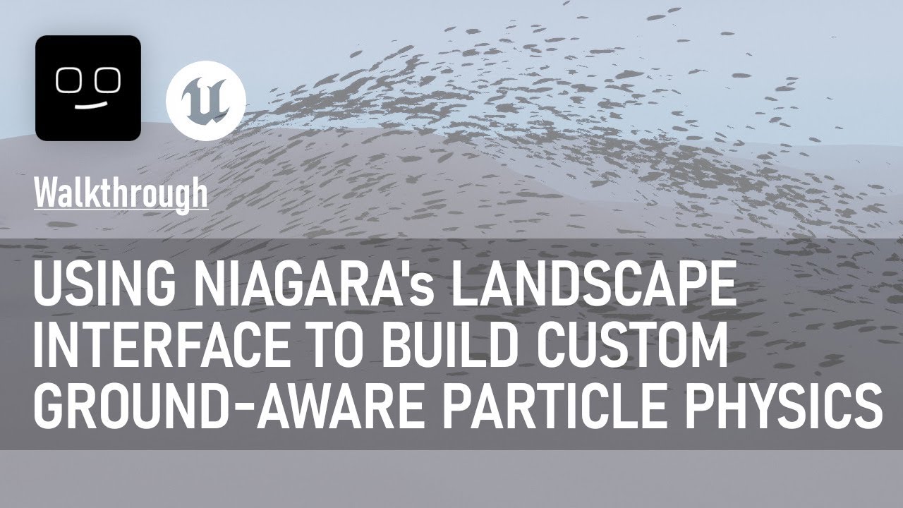 Get started with Niagara's Landscape Interface in UE - YouTube