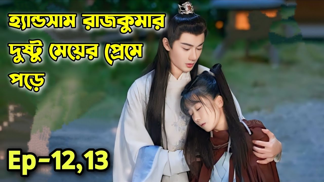 হ্যান্ডসাম রাজকুমার দুষ্টু মেয়ের প্রেমে পড়ে।।Ep-12,13। inextricable destiny drama bangla ...