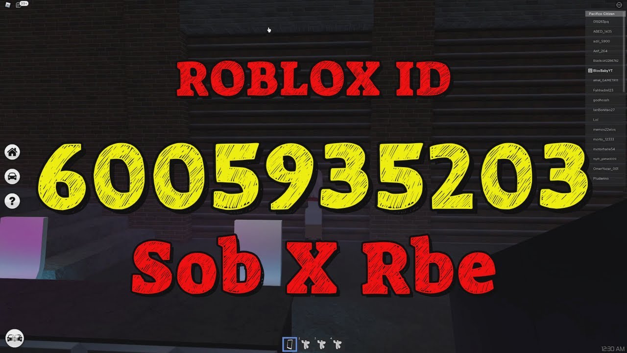 SOB X RBE Roblox Song Codes - YouTube