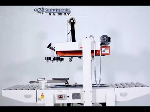 Encintadora Semiautomatica para Cajas - YouTube