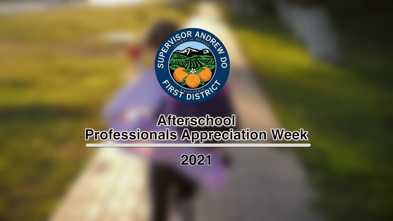 April 2021: Afterschool Professionals Appreciation Week - YouTube