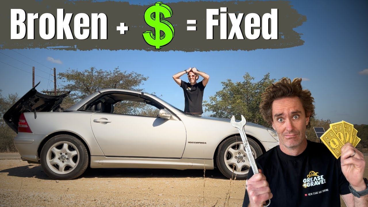 💸 Fixed My Dirt Cheap Mercedes SLK for ONLY R500 😮 | Here’s How - YouTube