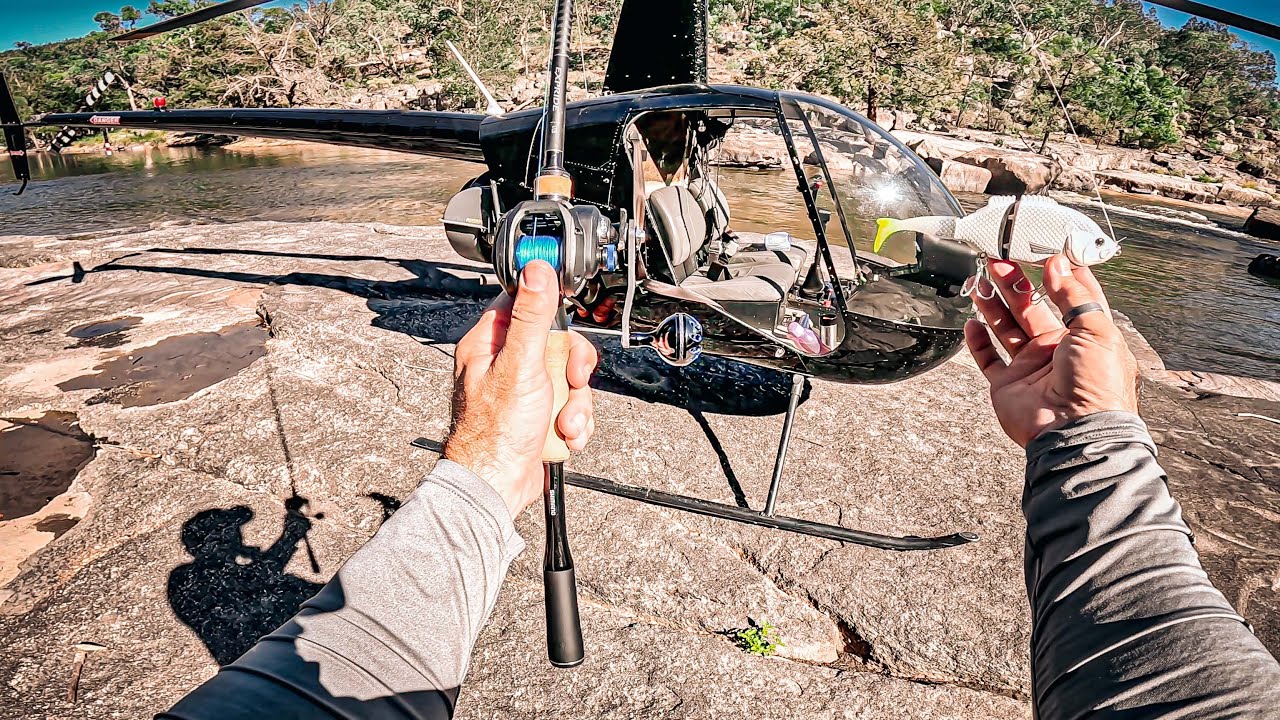 Helicopter fishing, exploring some amazing rivers! - YouTube
