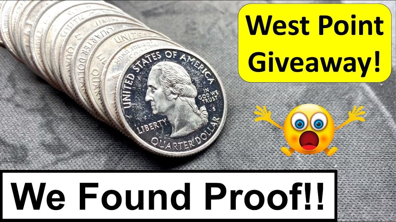 Proof And West Point Found Coin Roll Hunting Quarters! Free Giveaway ...