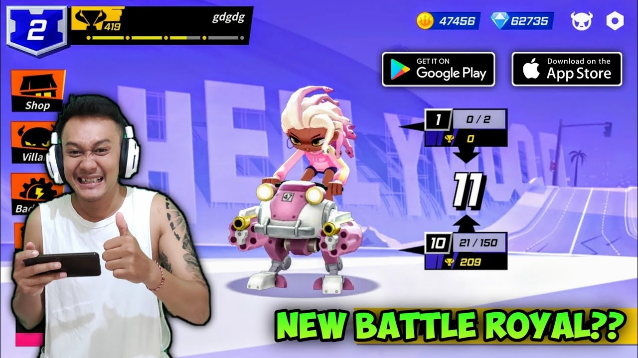 GAME RINGAN NIH... VILLAINS ROBOT BATTLE ROYAL ANDROID GAMEPLAY 2020 ...