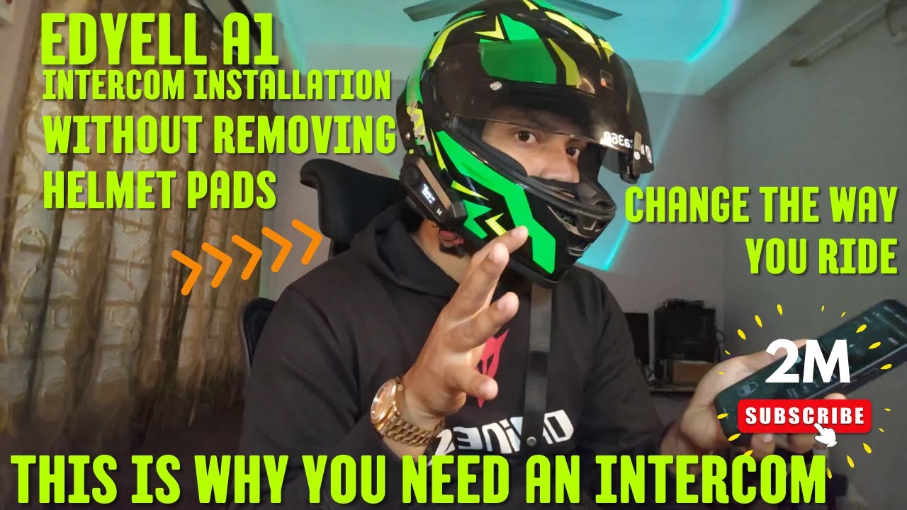 Helmet Intercom Installation. How to install Speakers in helmet. Do you ...