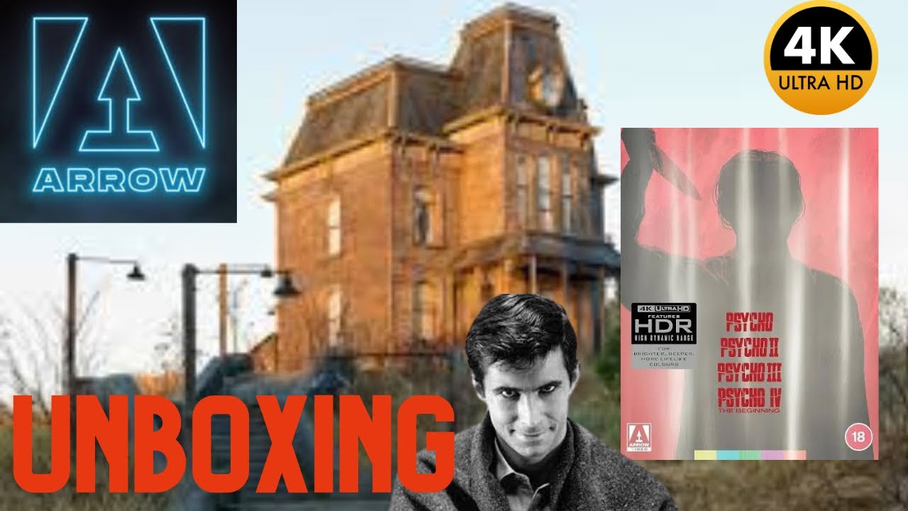 PSYCHO 1-4, 4K COLLECTION UNBOXING ARROW VIDEO - YouTube