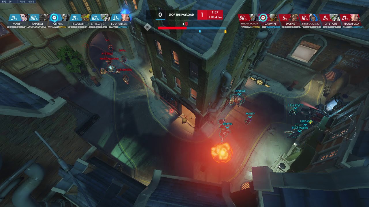 attack kings row popty ping 31-1-2018 - YouTube