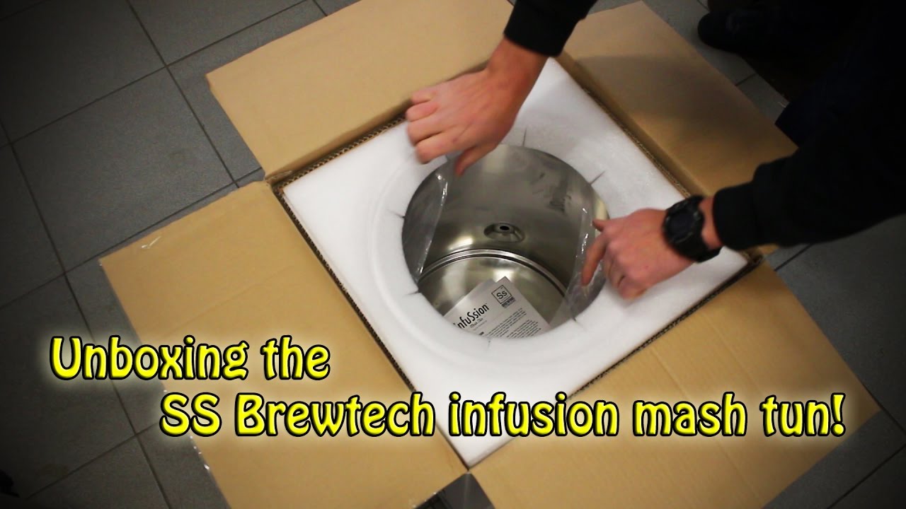 Unboxing the 10 gallon SS Brewtech infusion mash tun! - YouTube