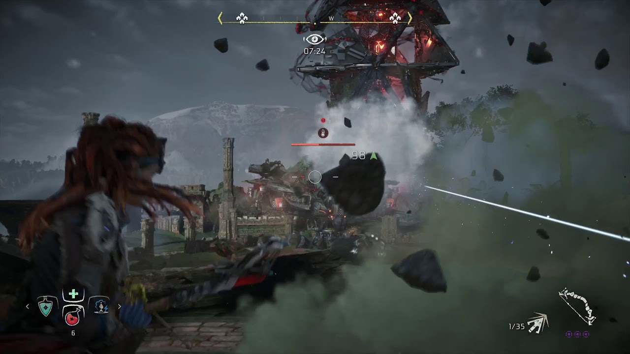 Horizon Zero Dawn Hades deathbringer battle - YouTube