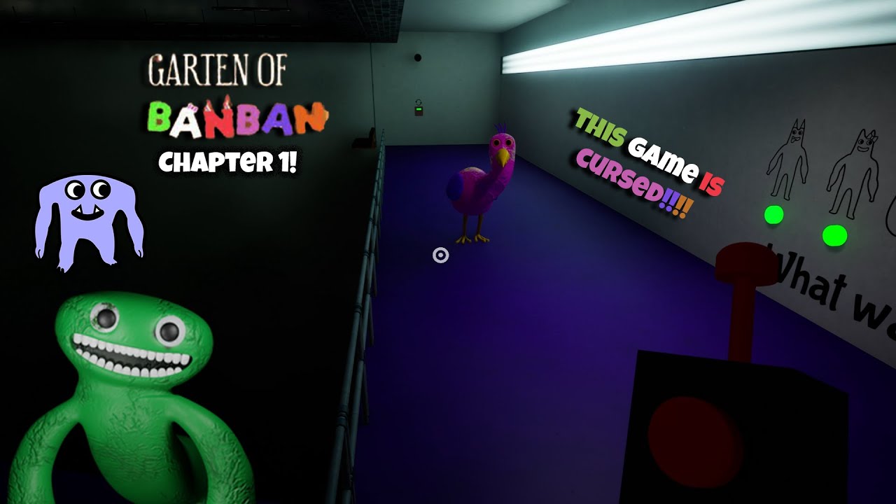THIS GAME IS TOTALLY CURSED!!!!! Garten of Banban Ch 1 - YouTube