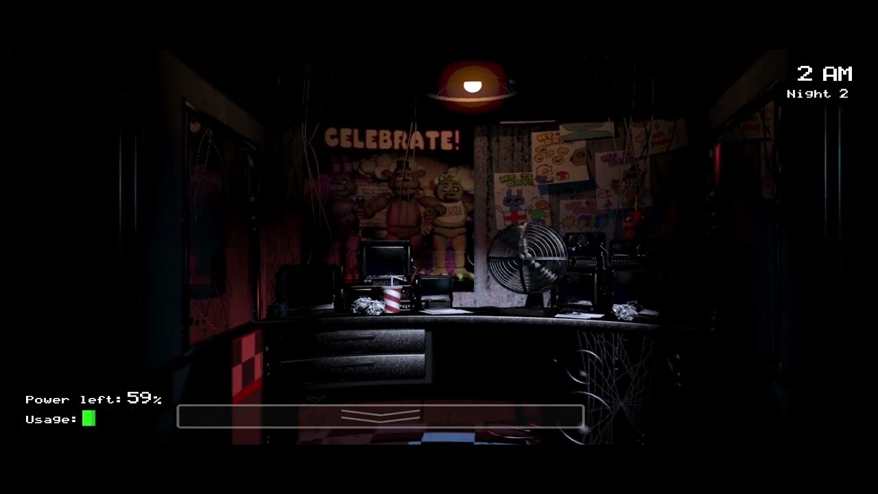 FNAF original game: night 2 (Return - Mobile version) - YouTube