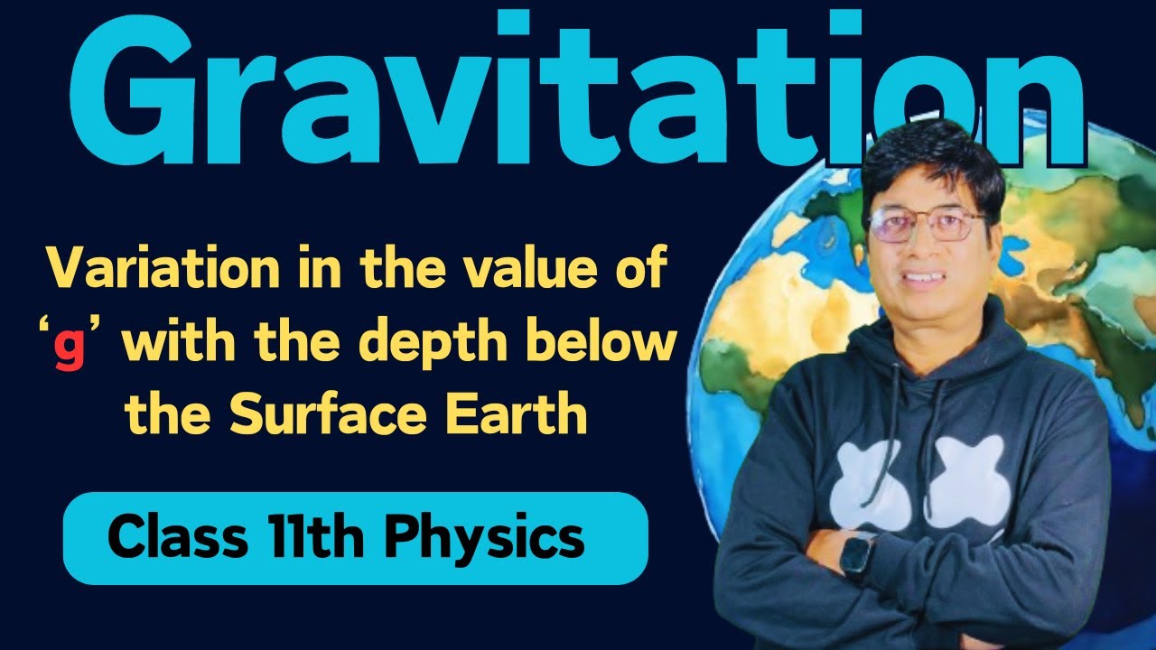 Variation of Acceleration Due to Gravity With Depth Class 11 ...