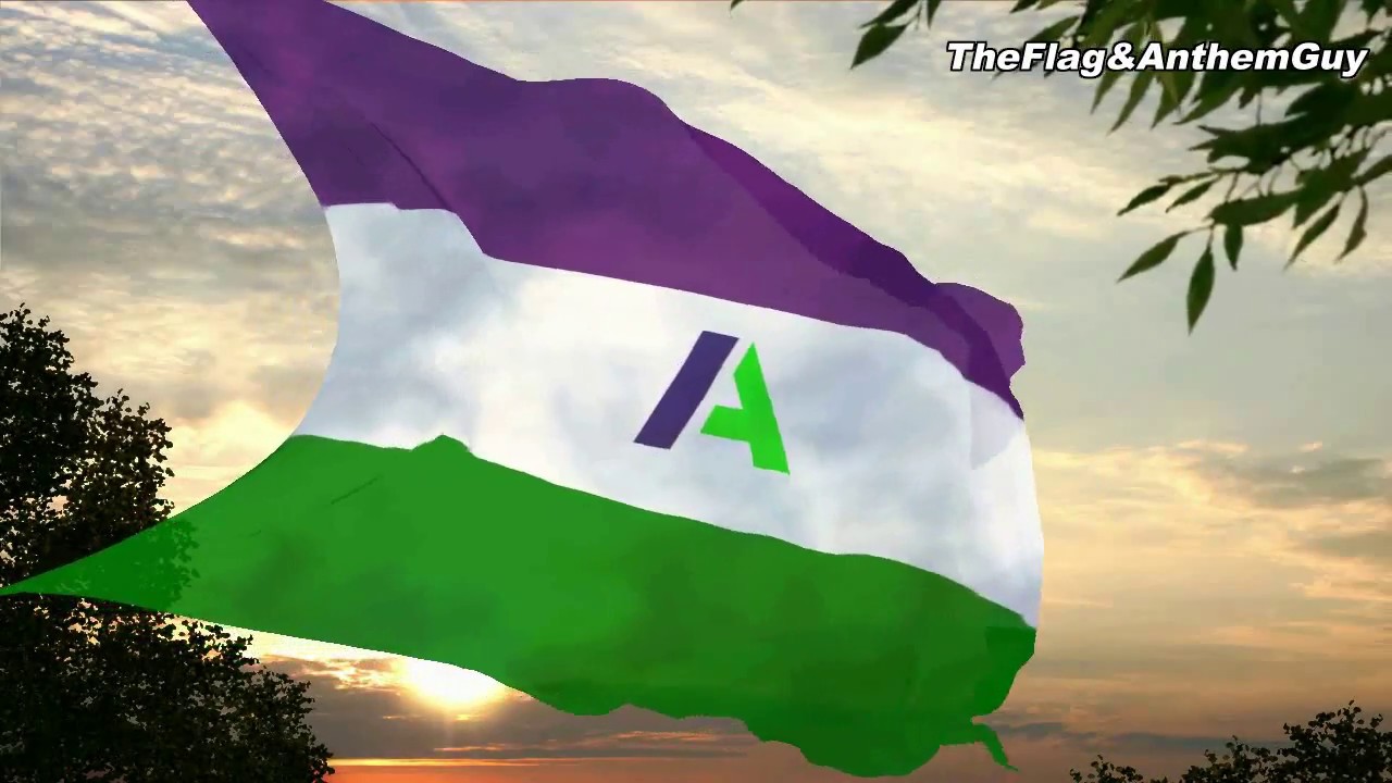 Flag and anthem of Aariania - YouTube