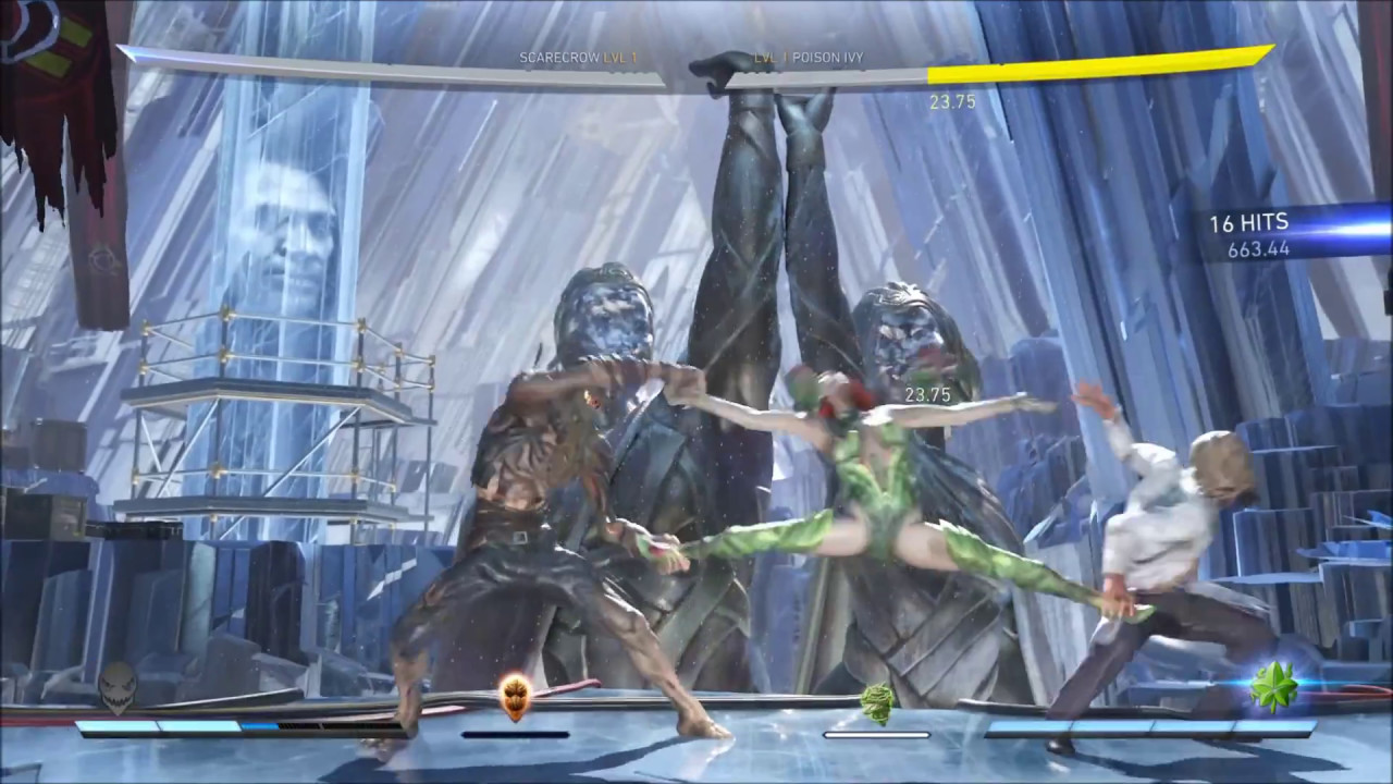 INJUSTICE 2 SCARECROW 17 HITS 675 DAMAGE! (Pre-Release Combo) - YouTube