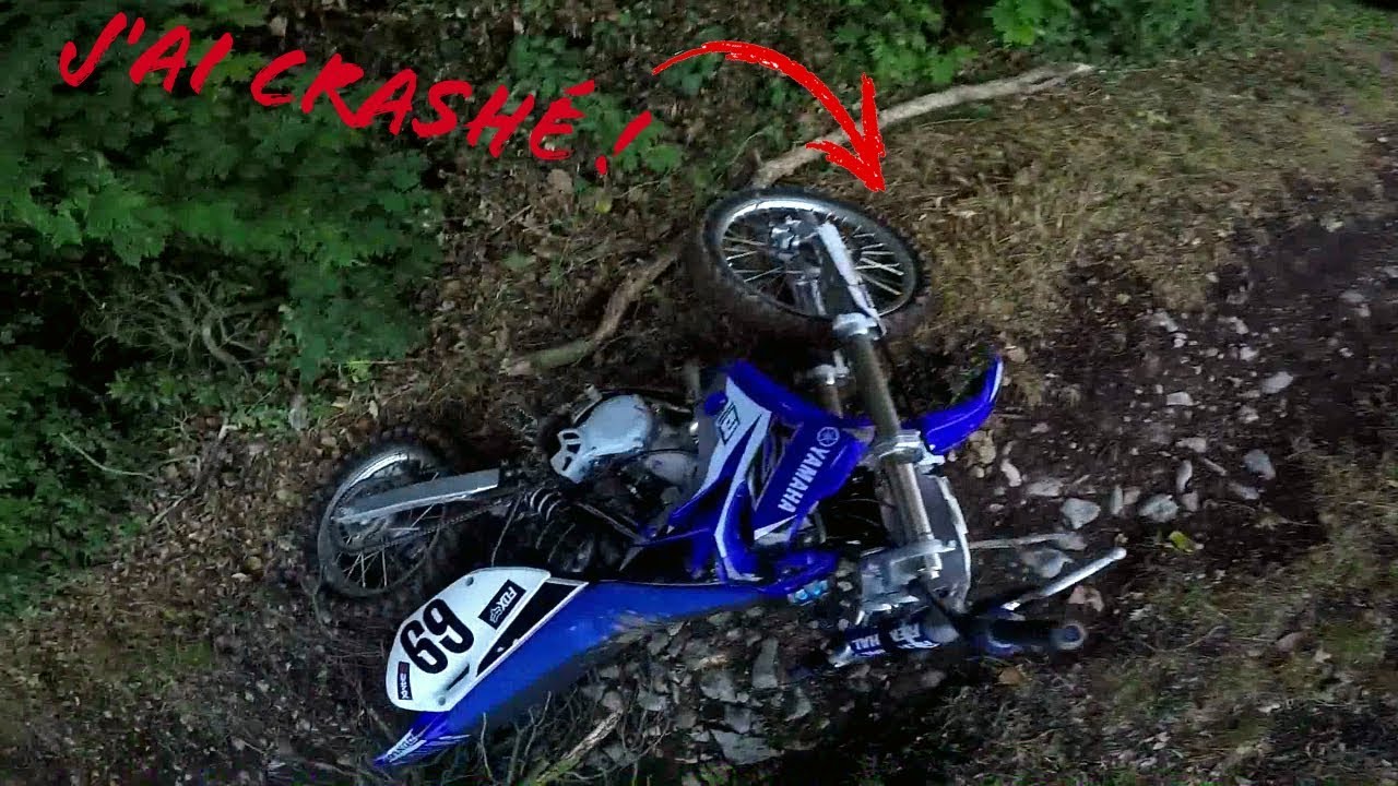 85 yz et dirt 140 + crash - YouTube