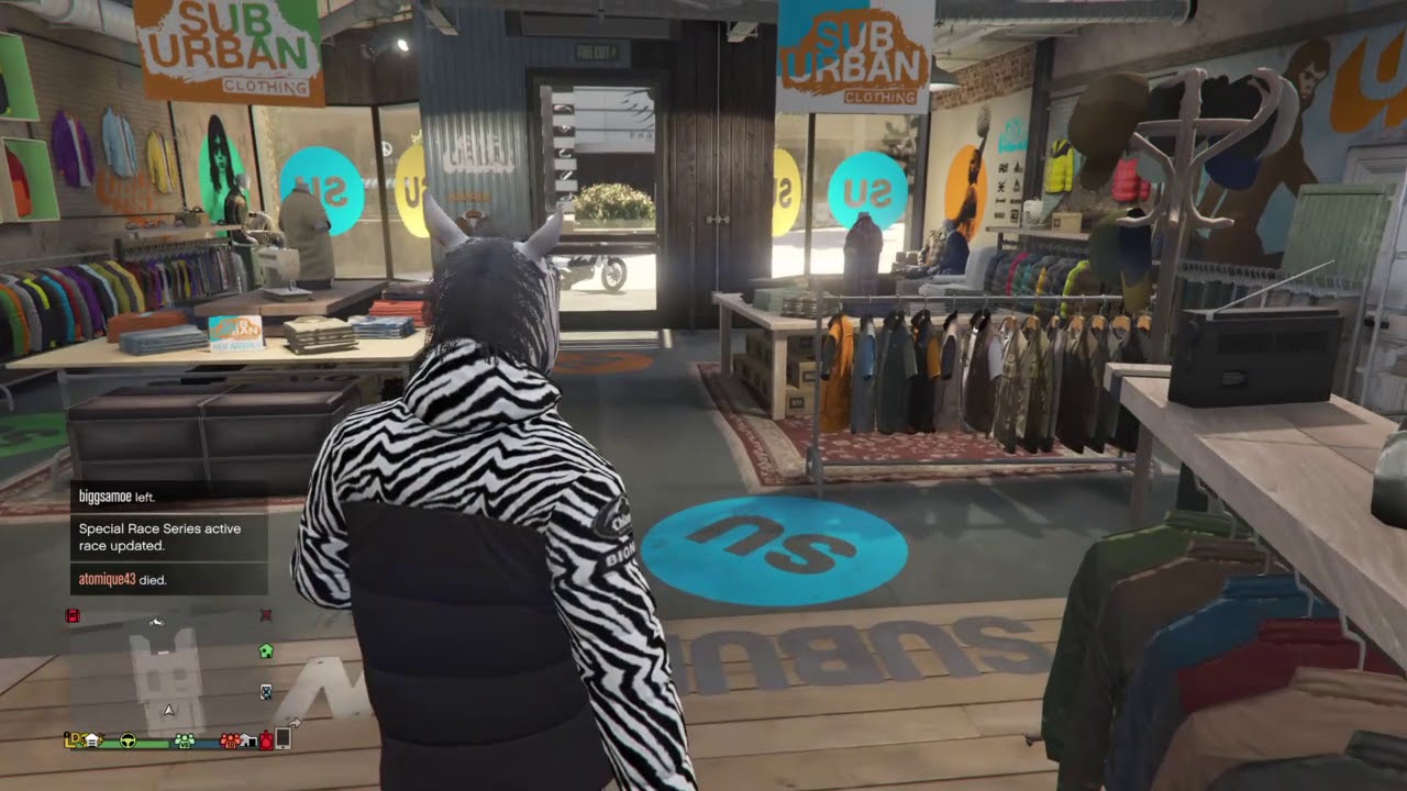 GTA 5 Zebra outfit - YouTube
