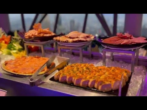 KL Tower Atmosphere360 buffet food menu - YouTube