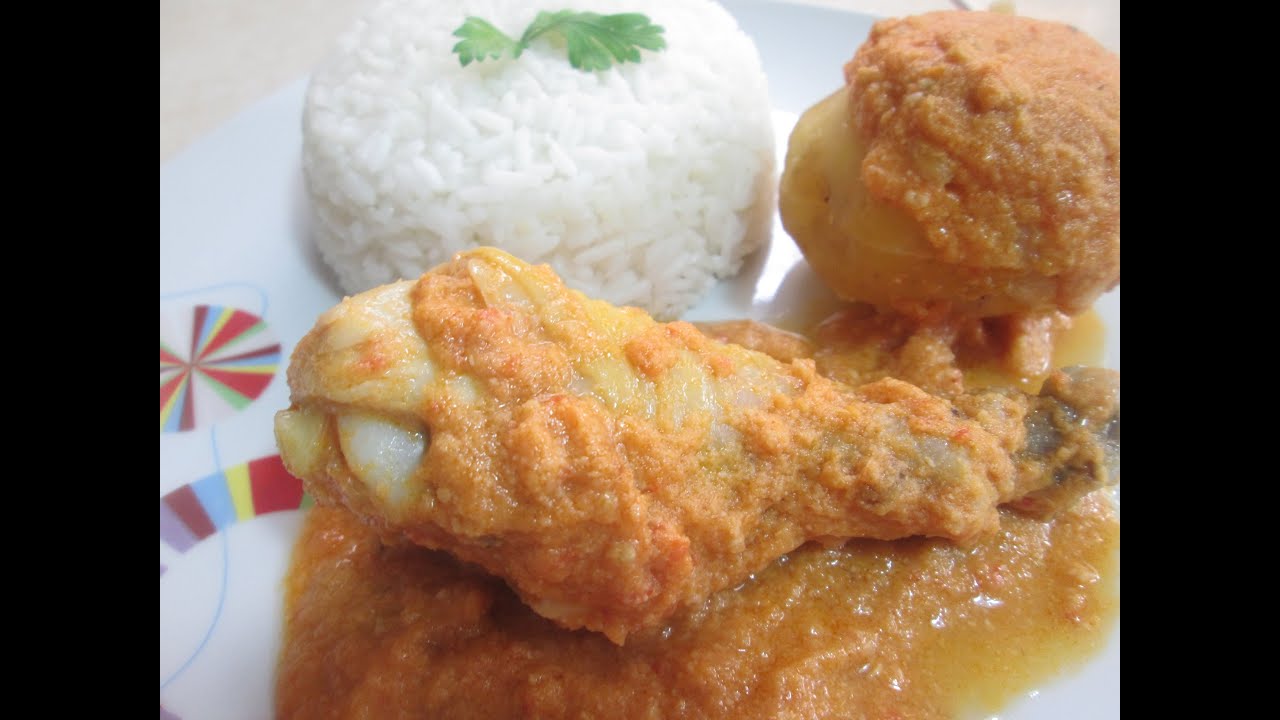 RECETA: Pollo al Maní (comida peruana) - YouTube