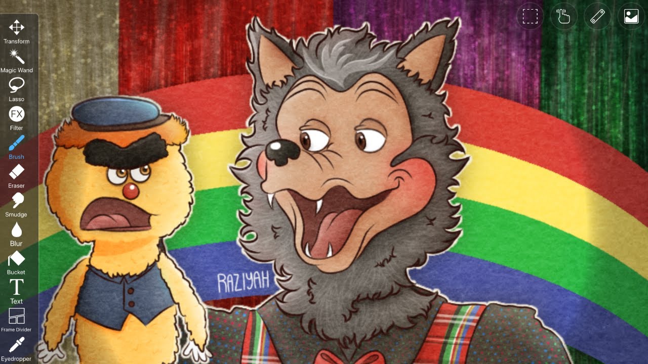 Rolfe DeWolfe and Earl Schmerle speedpaint | The Rock-Afire Explosion ...