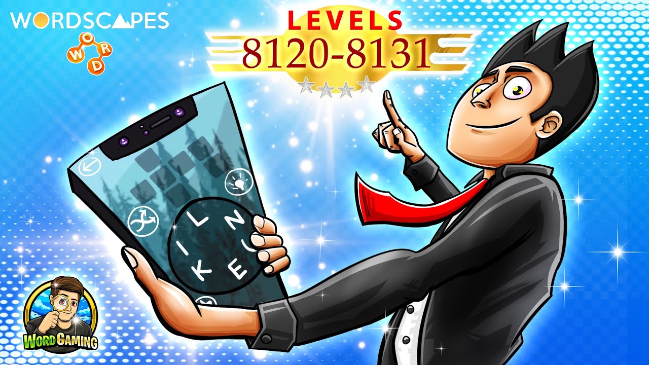 Wordscapes Levels 8120 - 8131 Answers - YouTube