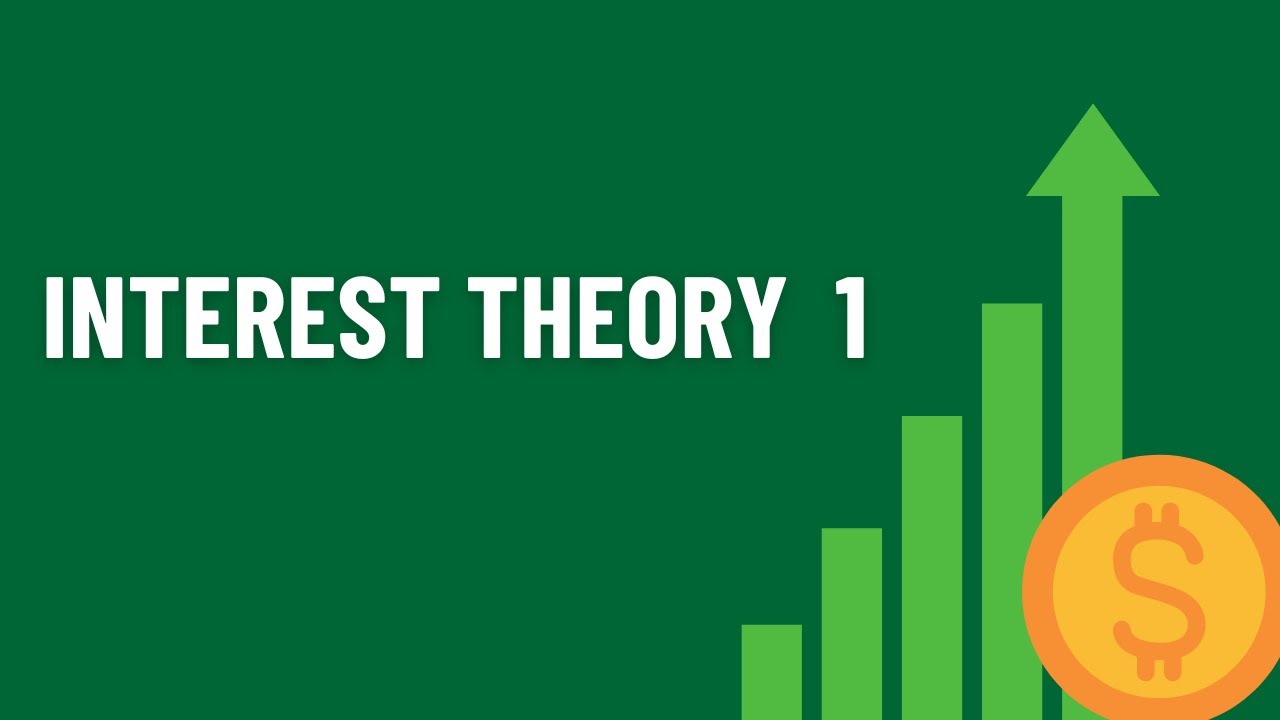 Introduction to interest theory, amount function, accumulated function ...