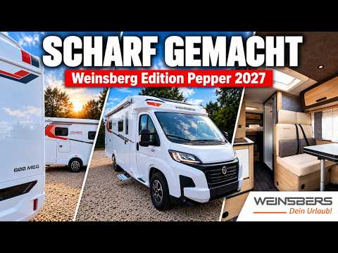 SCHARF GEMACHT - Weinsberg CaraCompact Edition PEPPER 2027 - Modell 600 MEG - Roomtour 