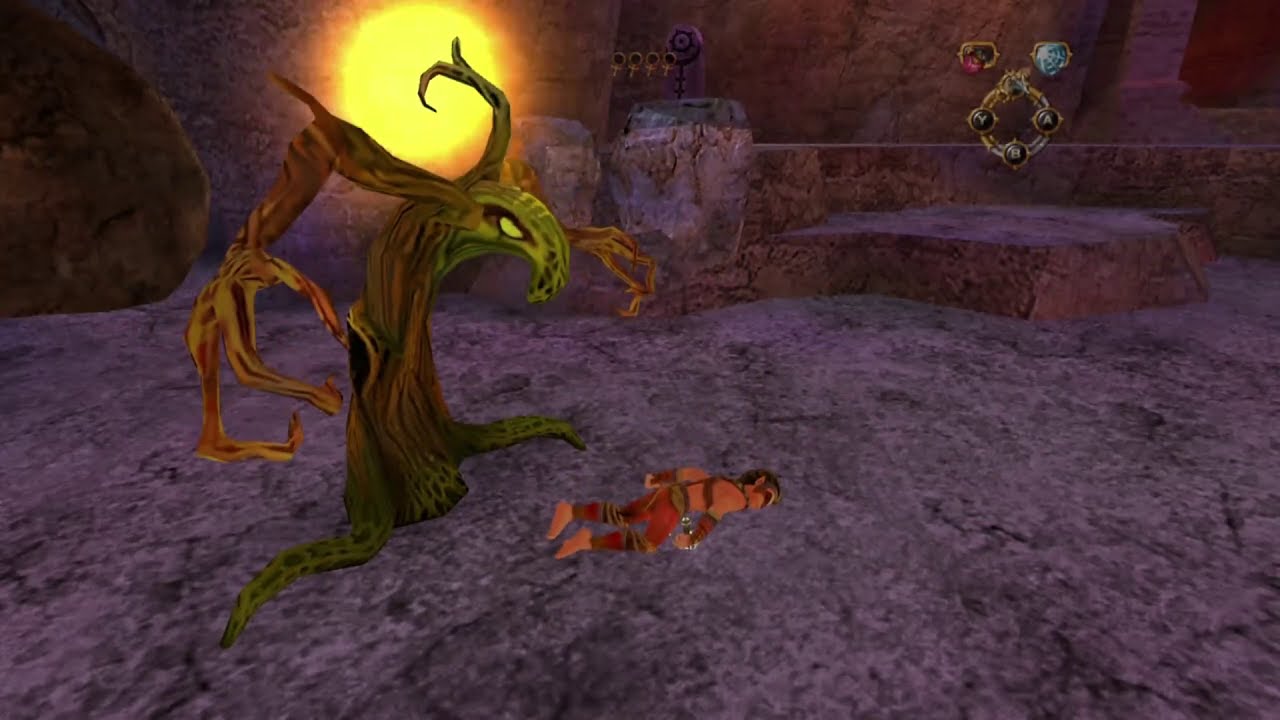 Tree Creature Glitch- Sphinx and the Cursed Mummy - YouTube