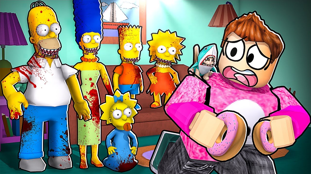 🤢 NUNCA le ROBES COMIDA a los SIMPSONS.exe 🙊 Cerso Roblox Hungry ...