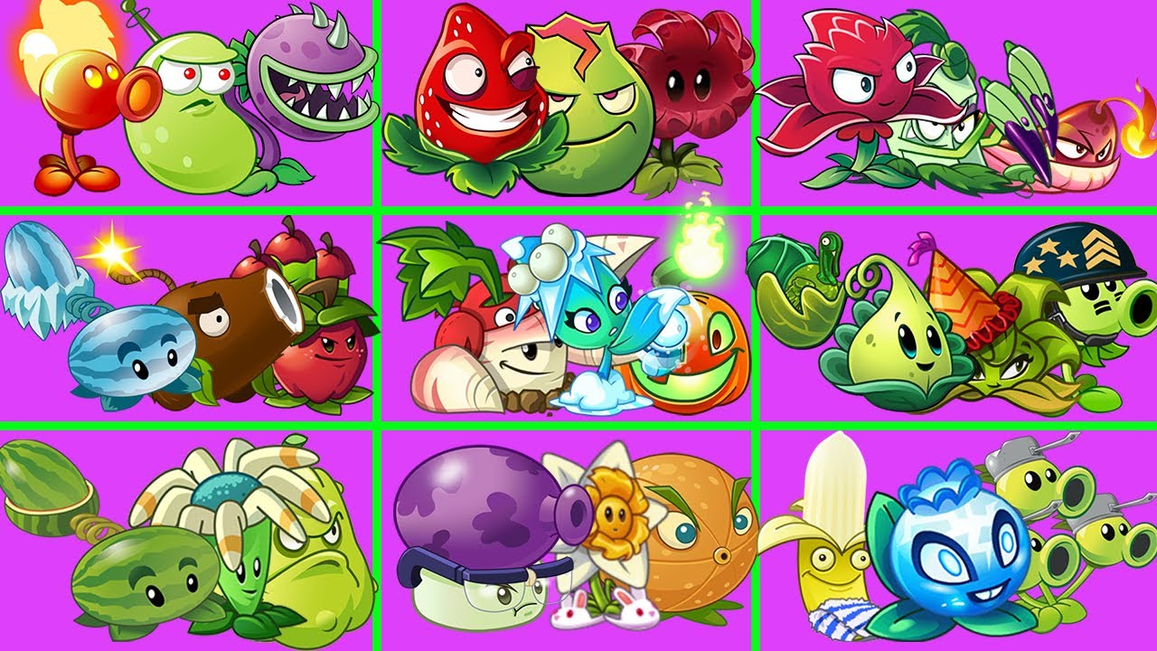Radom 09 Team Plant Vs 03 Round Team Zombie - Who Is The Best? - PvZ 2 ...