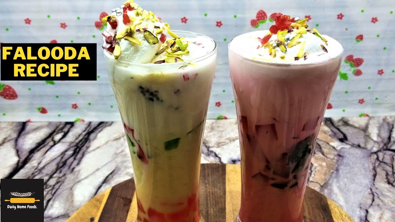 Make Delicious Falooda and Falooda seviyan without machine | Easy and ...