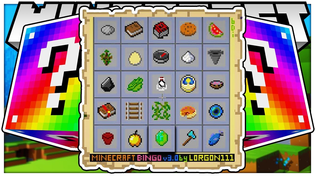 NEW MINECRAFT SPIRAL LUCKY BLOCK BINGO MOD CHALLENGE | JeromeASF - YouTube