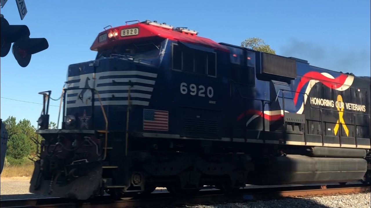 NS 6920 ‘Honoring Our Veterans’ Leads NS G02 Thru Forsyth, GA - YouTube