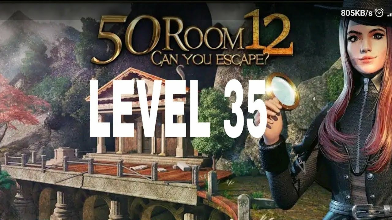 50 Room Escape 12 Level 35 Walkthrough - YouTube