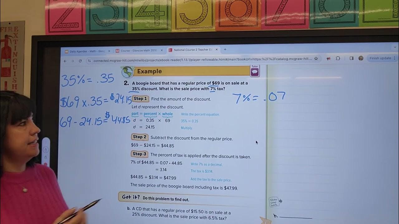 Discount | 7th Grade Math Lesson - YouTube