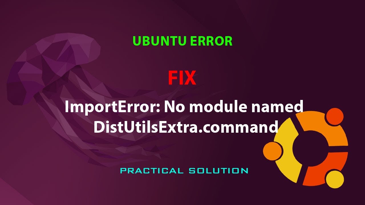 Ubuntu Fix Importerror No Module Named Mand Youtube