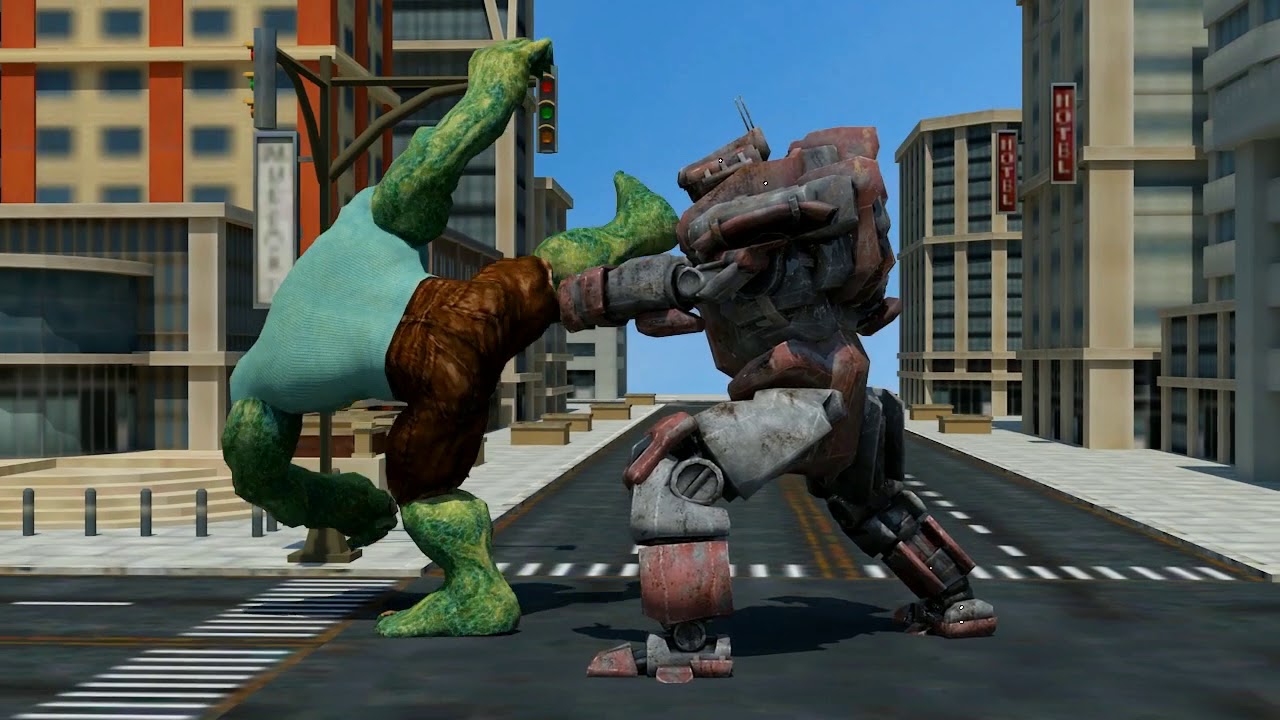 Incredible Monster vs Robots City Rescue Missions - Mobile Video Game ...