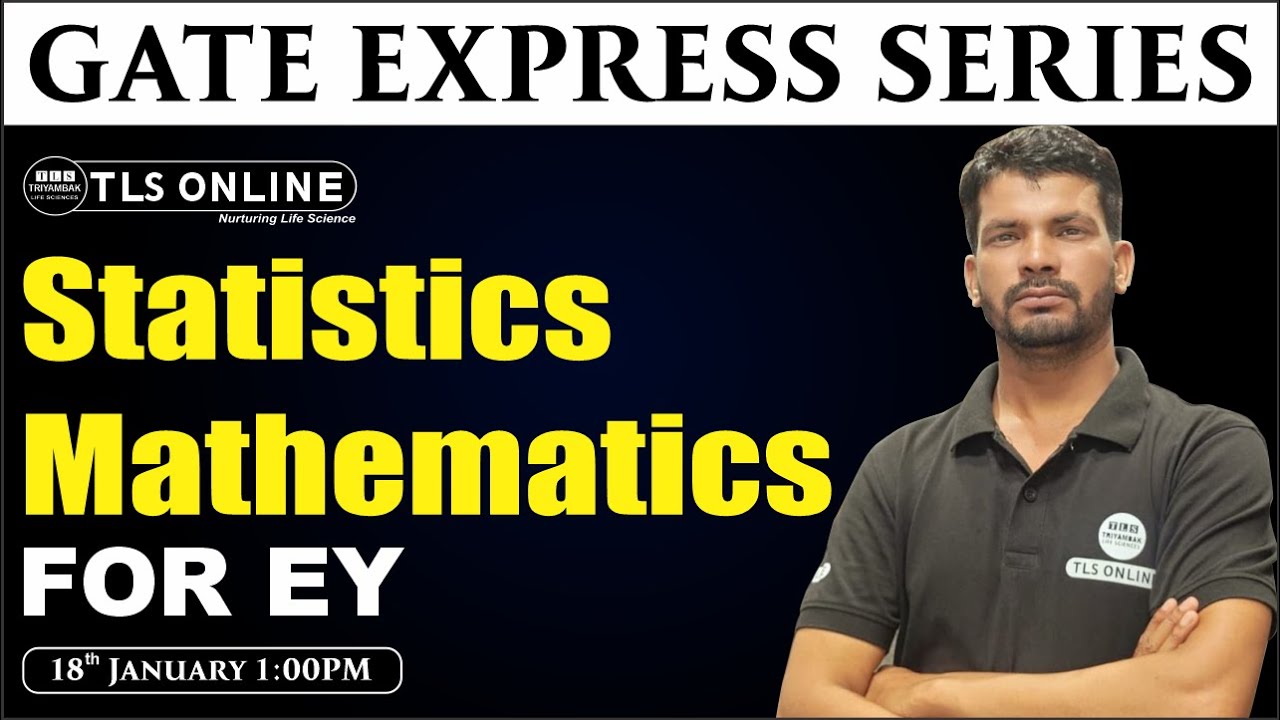 GATE EXPRESS SERIES | Statistics Mathematics | Gate EY 2025 | Sanjay ...