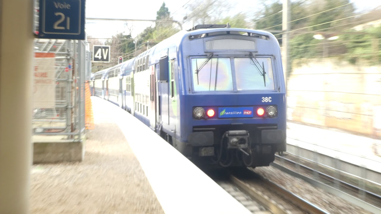 départ de train [Z5600, VIROFLAY RIVE GAUCHE, SARA] - YouTube
