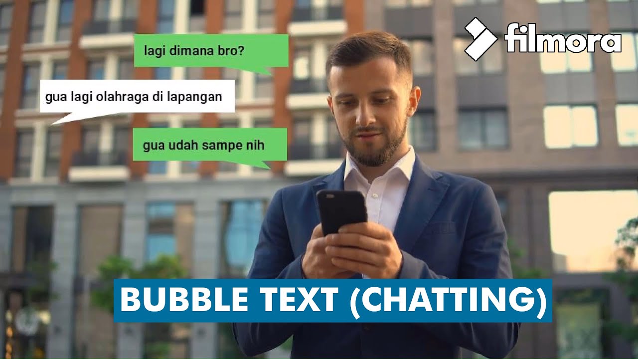 Cara Membuat Bubble Text Effect (Chatting) di Filmora 9 - YouTube