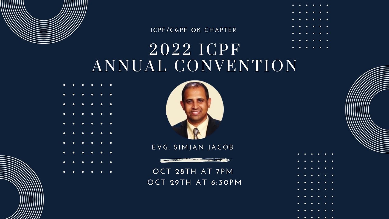 ICPF Annual Convention | October 29th, 2022 | ICPF Oklahoma - YouTube