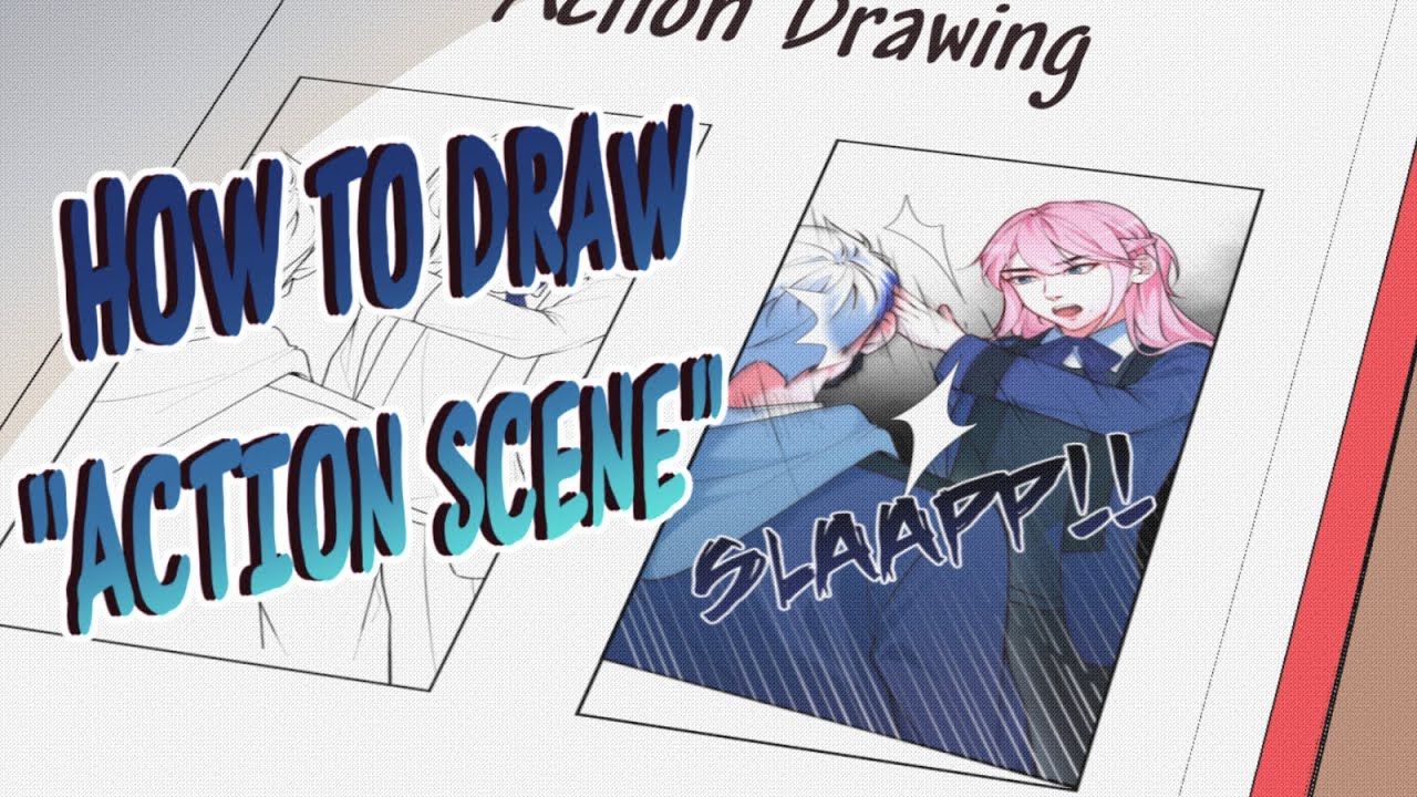 How to Draw Action Scene (Webtoon Making #8) - YouTube