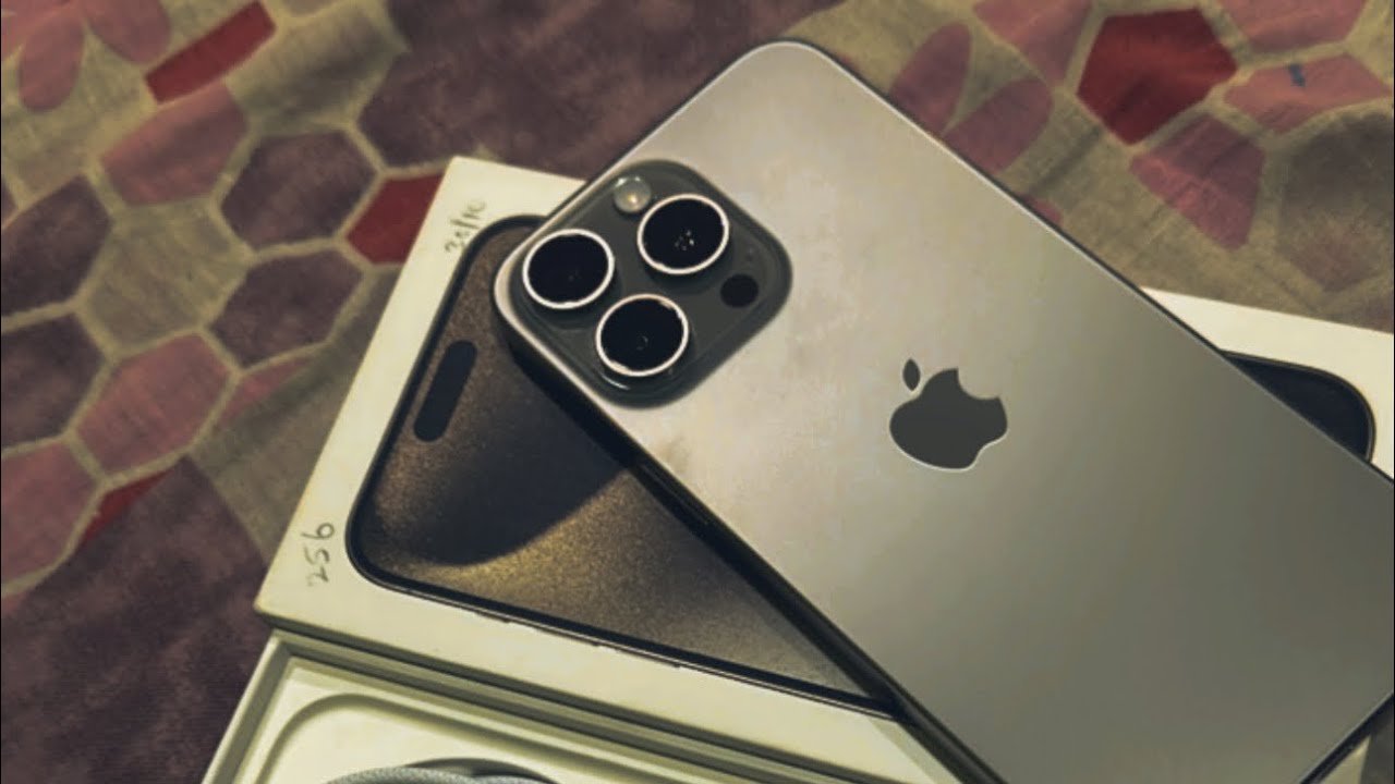 Unboxing iPhone 16 pro max || iPhone 16 pro max black titanium - YouTube