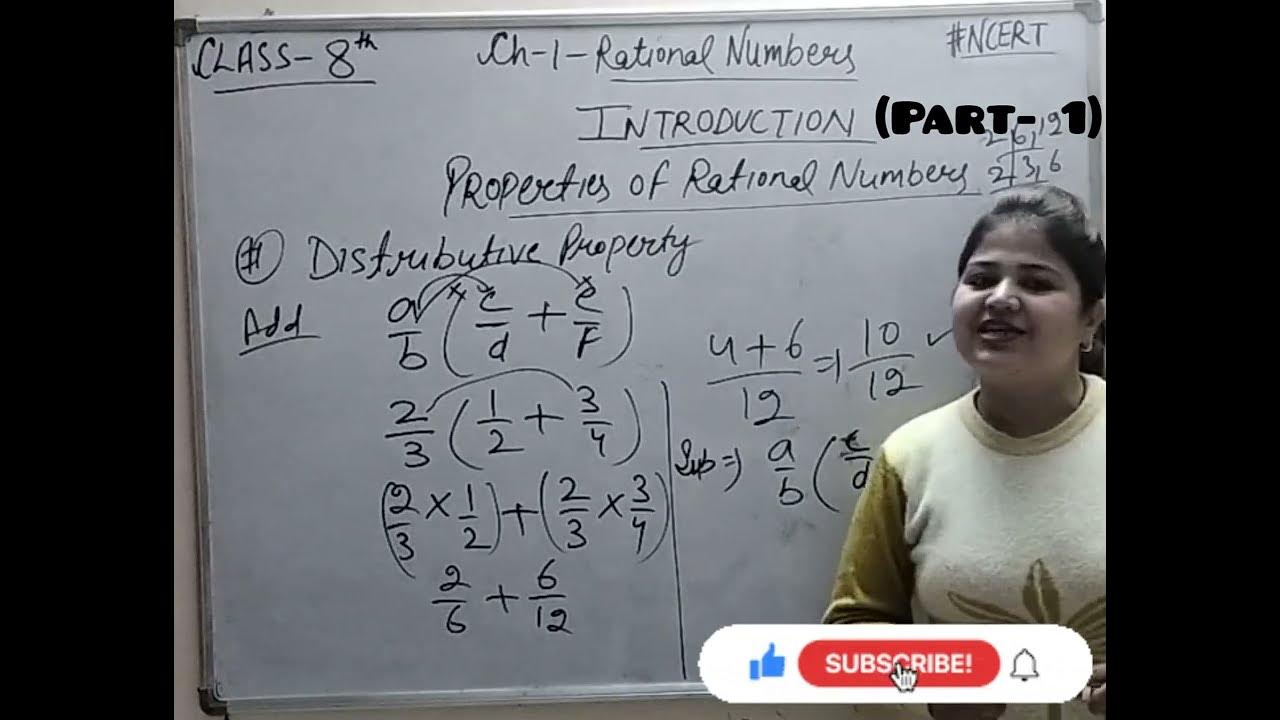 Class- 8th- Introduction (Part- 1)- Ch- 1- Rational Numbers- Mathematics, NCERT 👍 - YouTube