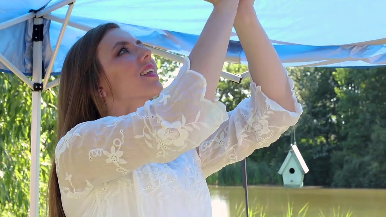 How to Set up Porta-Pop™ 4 Wheels Instant Canopy - YouTube