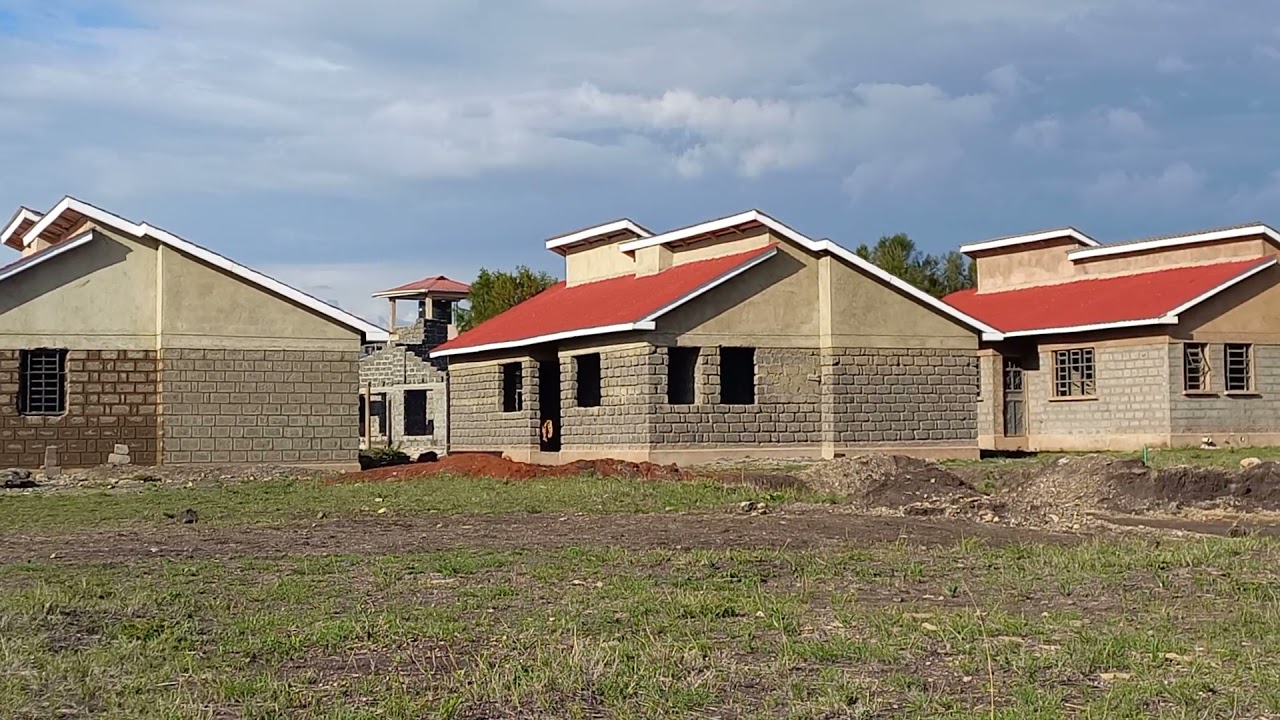 Outside of our 3 bedroom bungalow houses in Malaa town along kangundo ...