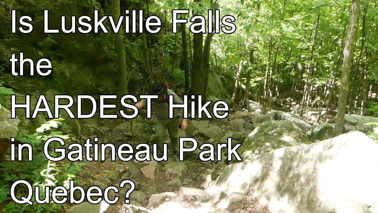 Is Luskville Falls the HARDEST Trail in Gatineau Park, Quebec? - YouTube
