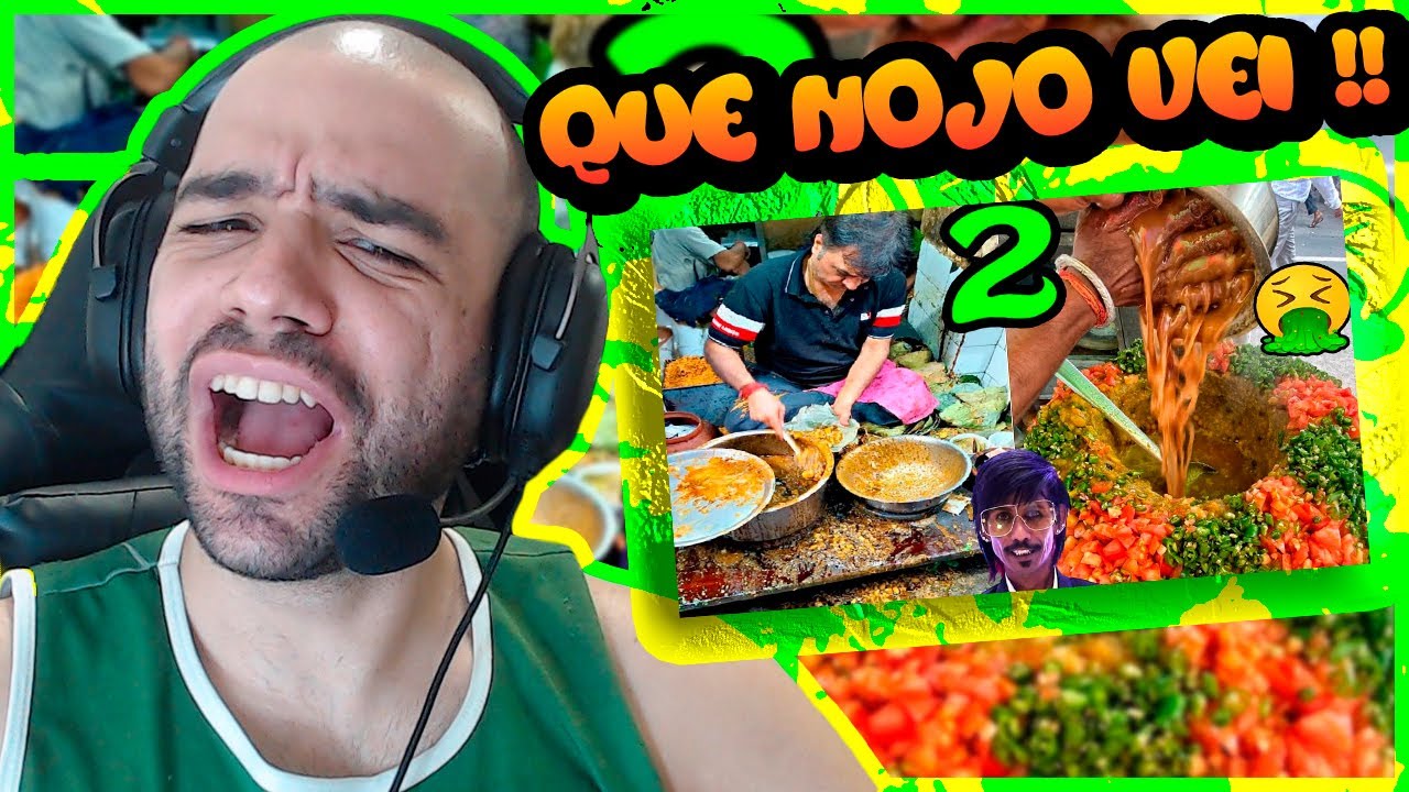 ANÃO COM MUITO NOJO VENDO 🔴 As Comidas de Rua mais Nojentas da India ...