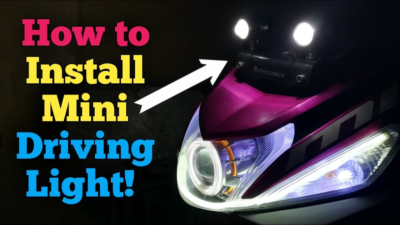 Mini Driving Light Installation using Parklight Switch & Halo Switch ...